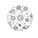 Discover Our Universe-themed Coloring Book With Cosmic Designs of ...