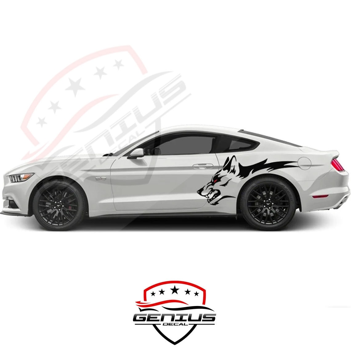 Ford Mustang Tribal Coyote Vinyl Decal Graphics - Etsy