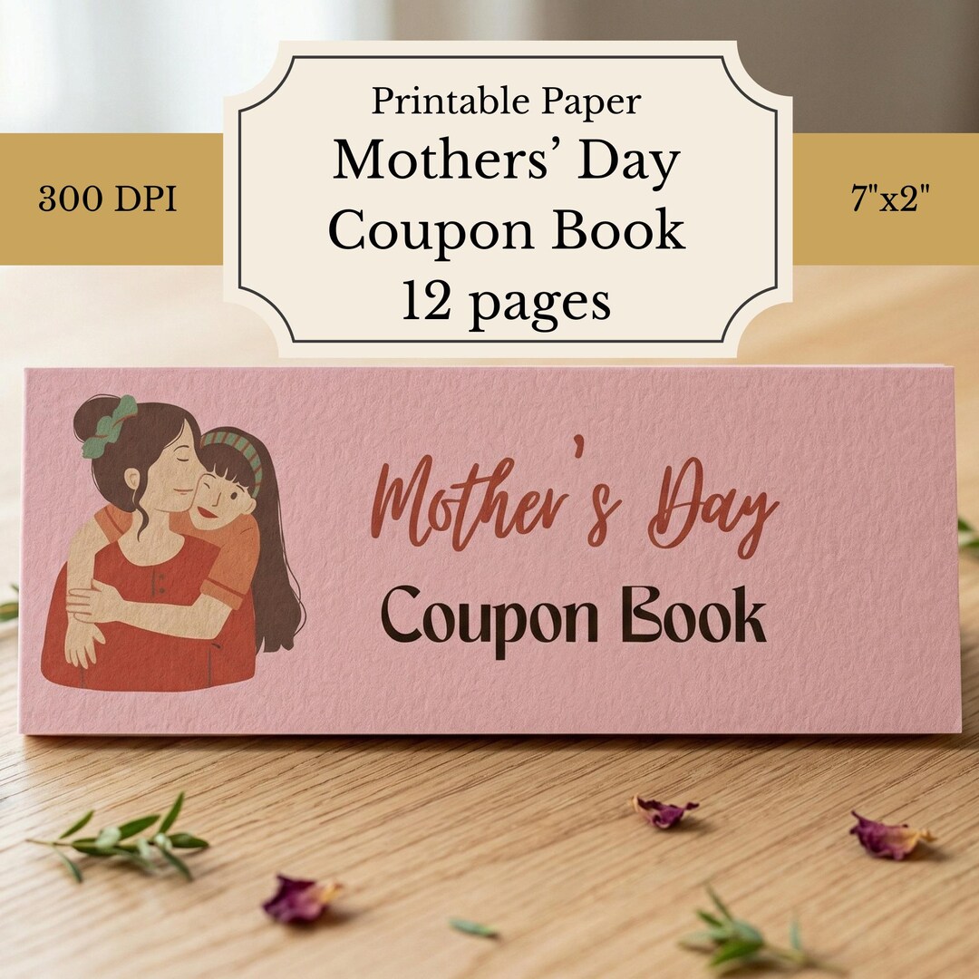 Mother’s Day Coupon Book Printable | DIY Gift for Mom From Kids | Love ...