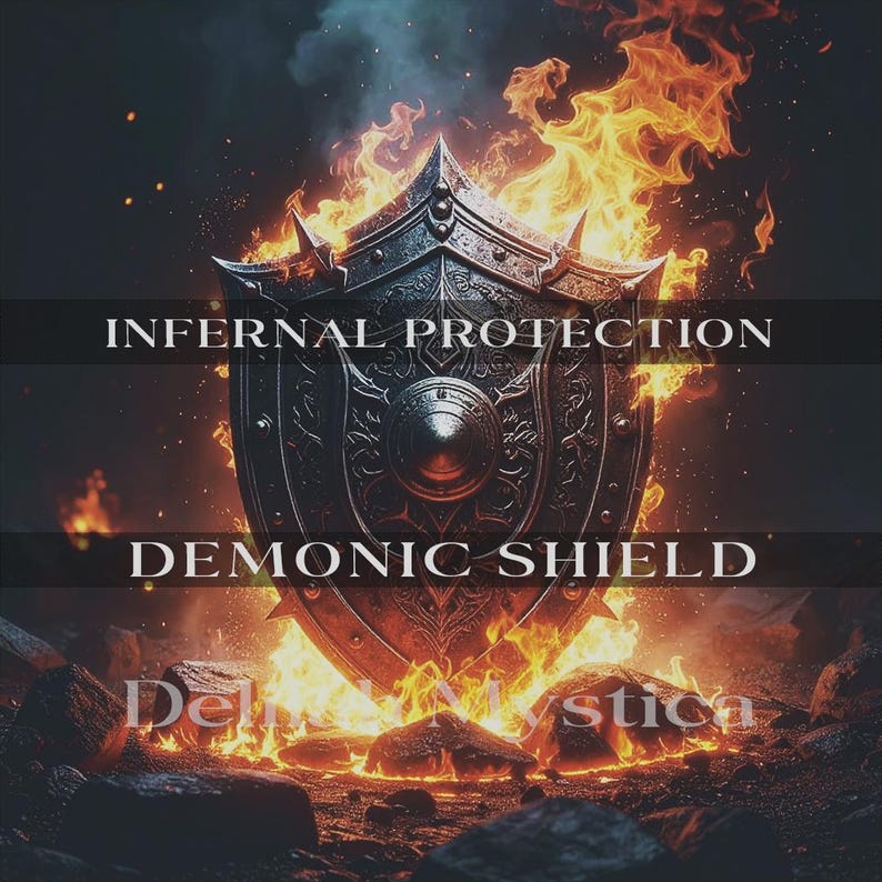 Infernal Protection & Demonic Shield Activation | Dark Protection ...