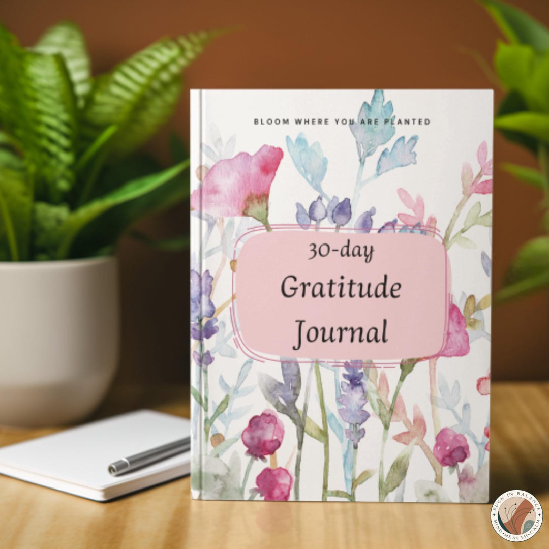 30-day Gratitude Journal: Guided Prompts for Mindfulness, Daily ...