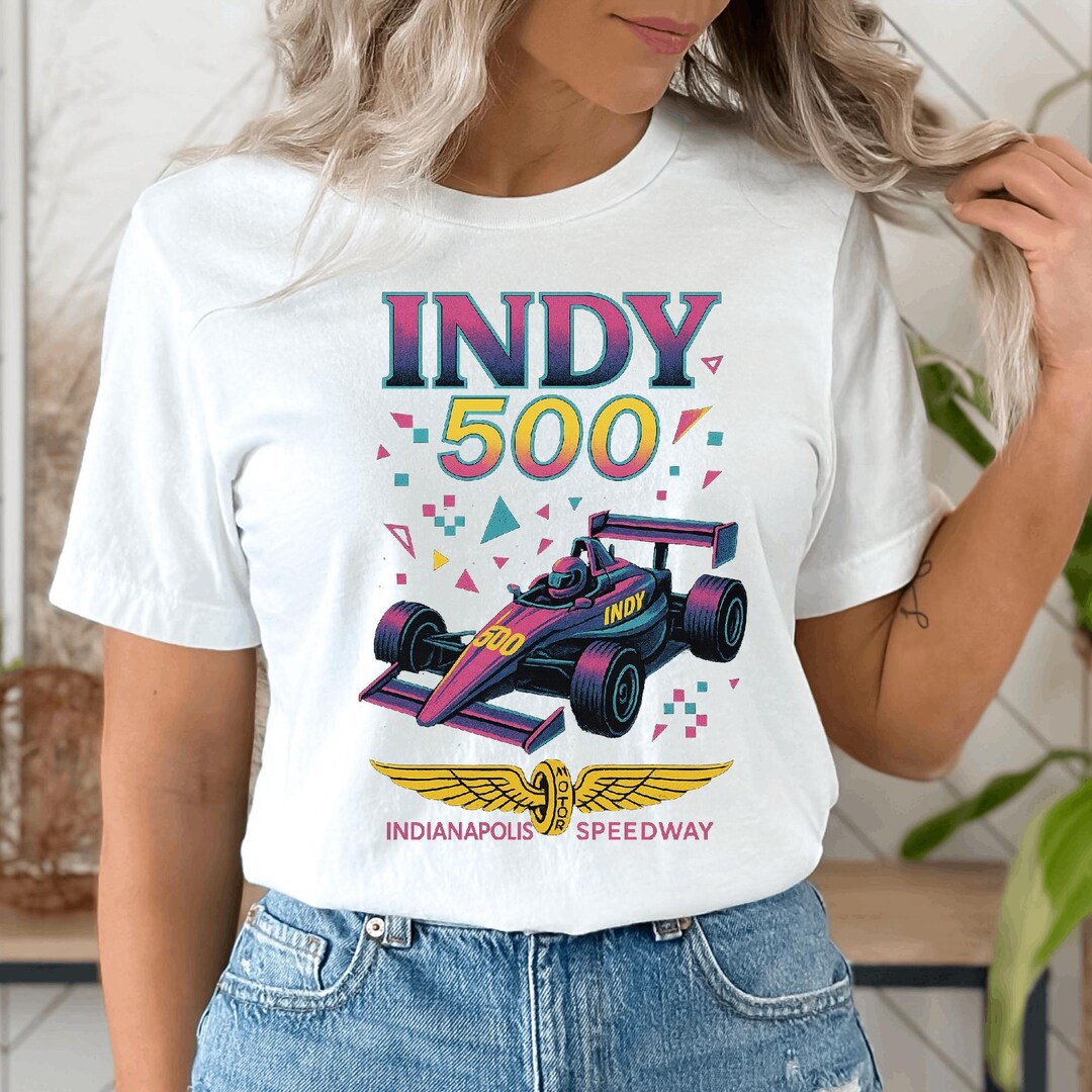 Retro Indy 500 Race Car T-shirt, Vintage Racing Shirt, 90s Motorsport ...