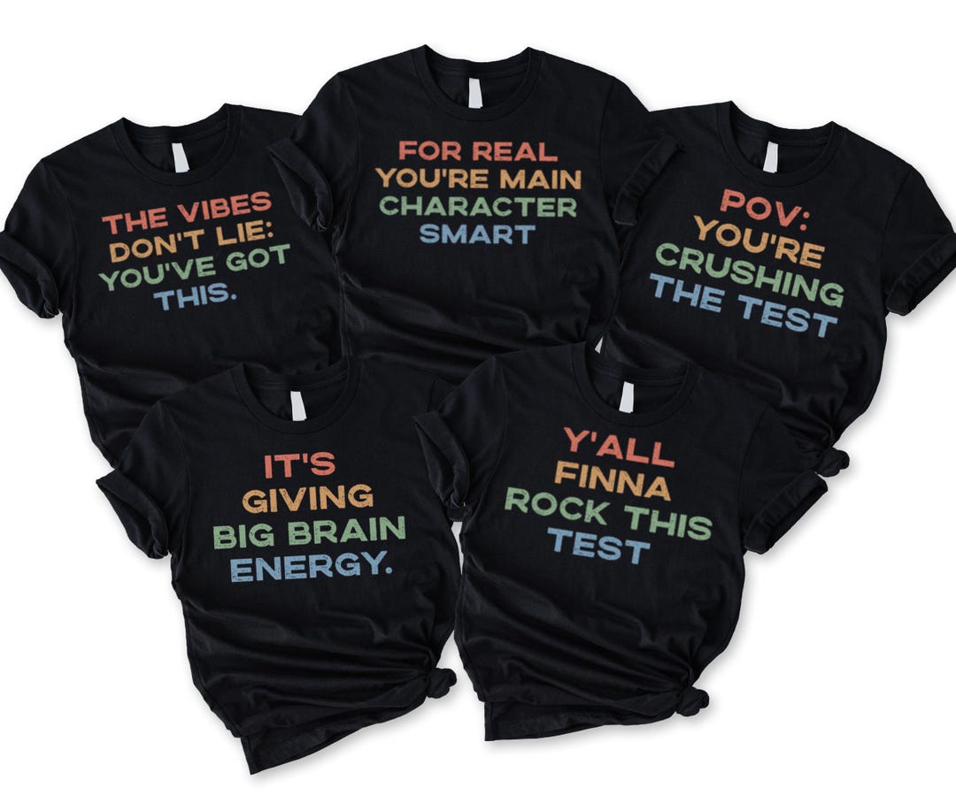 Matching State Testing Shirts Teacher Test Day Shirt, Funny Testing ...