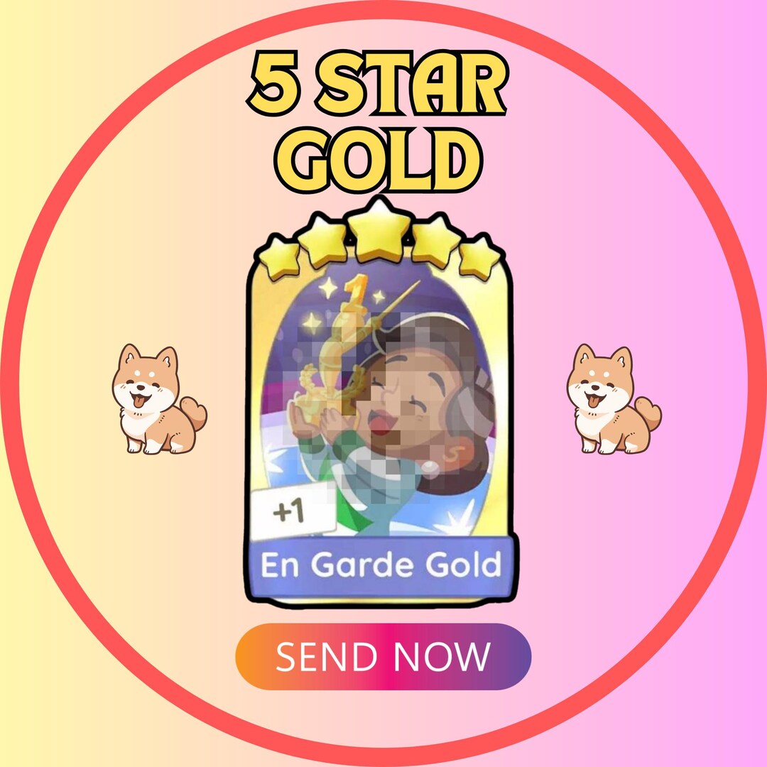 Mono Go Gold Sticker En Garde Gold Set 22 Sep 24th - Etsy