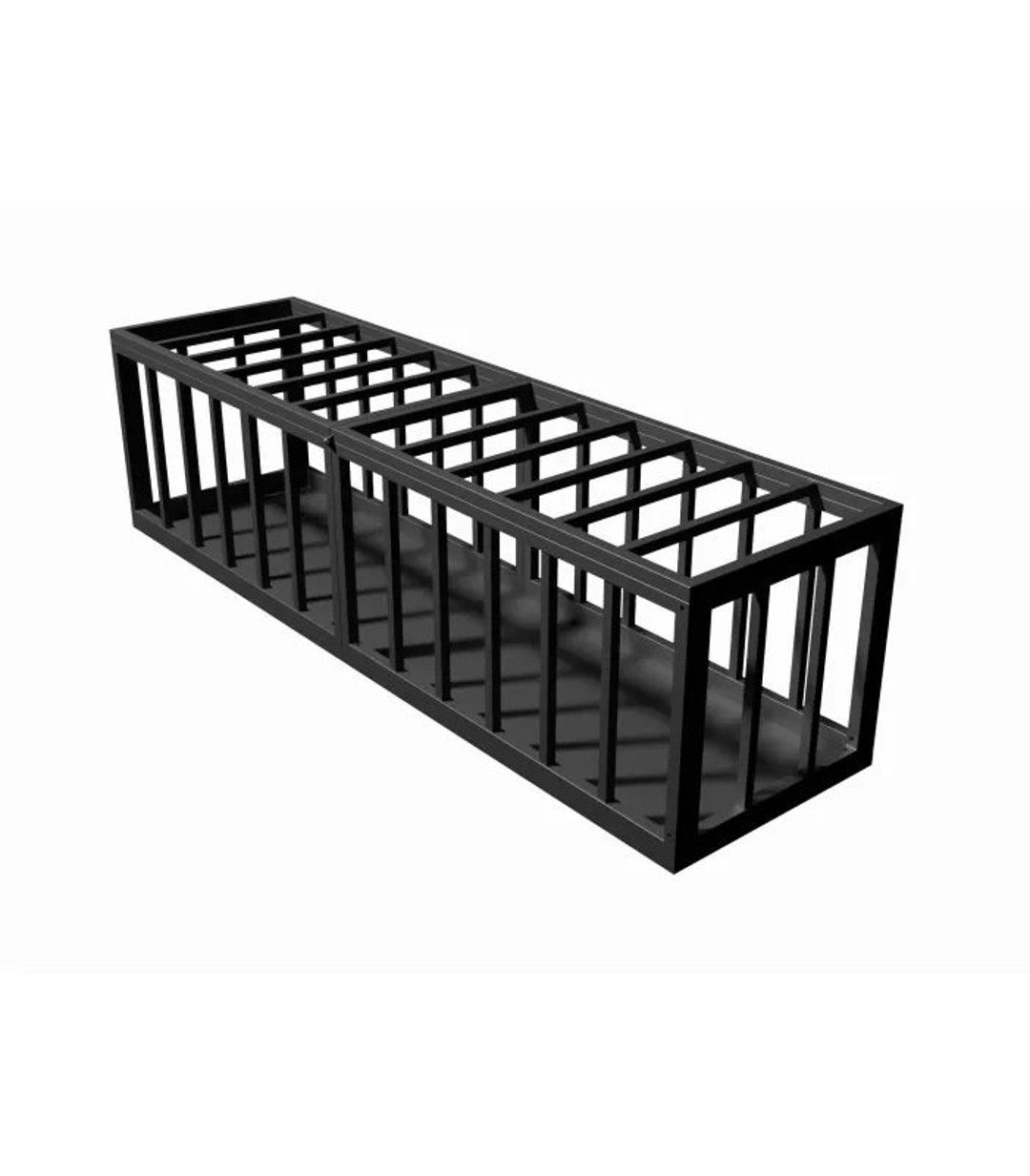 BDSM Cage Lying Down Made of Steel Profiles - Bondage Cage and ...