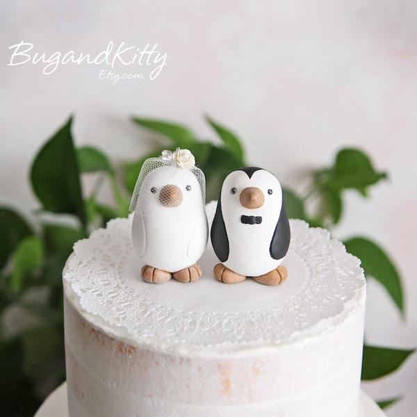 Penguin Cake Topper - Etsy