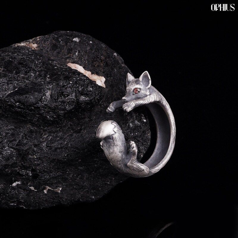 Kitsune Ring - Etsy