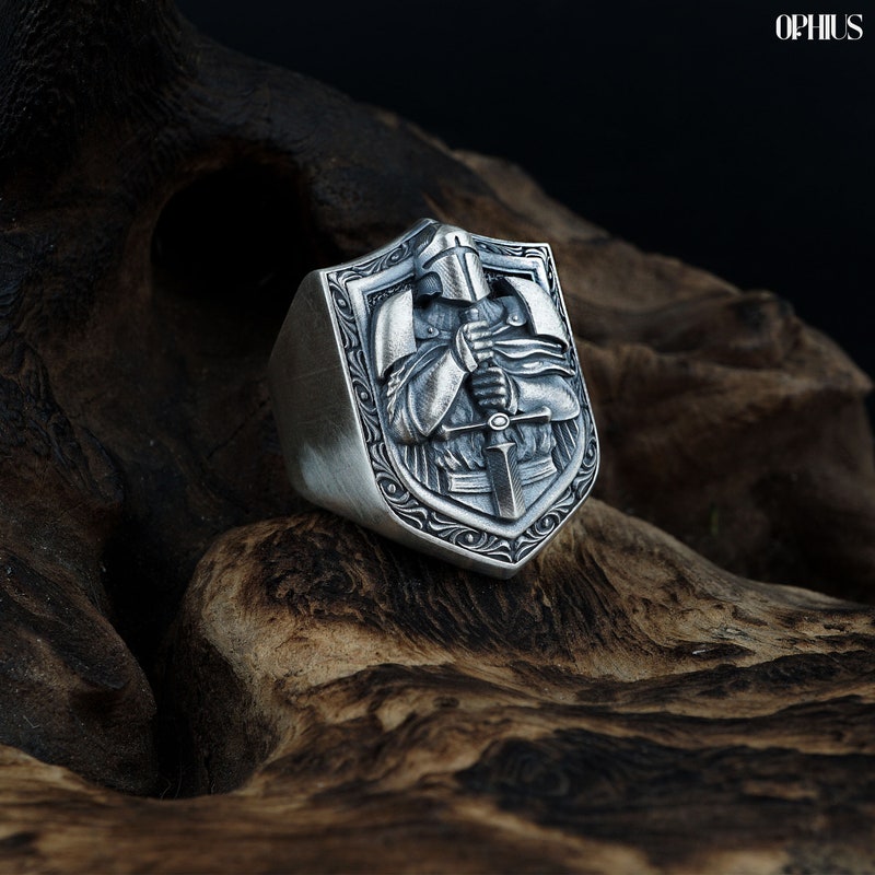 Knight Templar Ring - Etsy