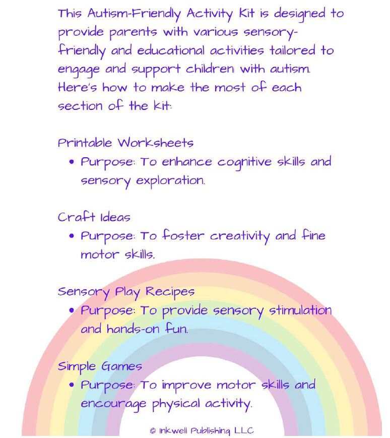Autism Activity Kit, Sensory Activities, Special Needs Resources ...
