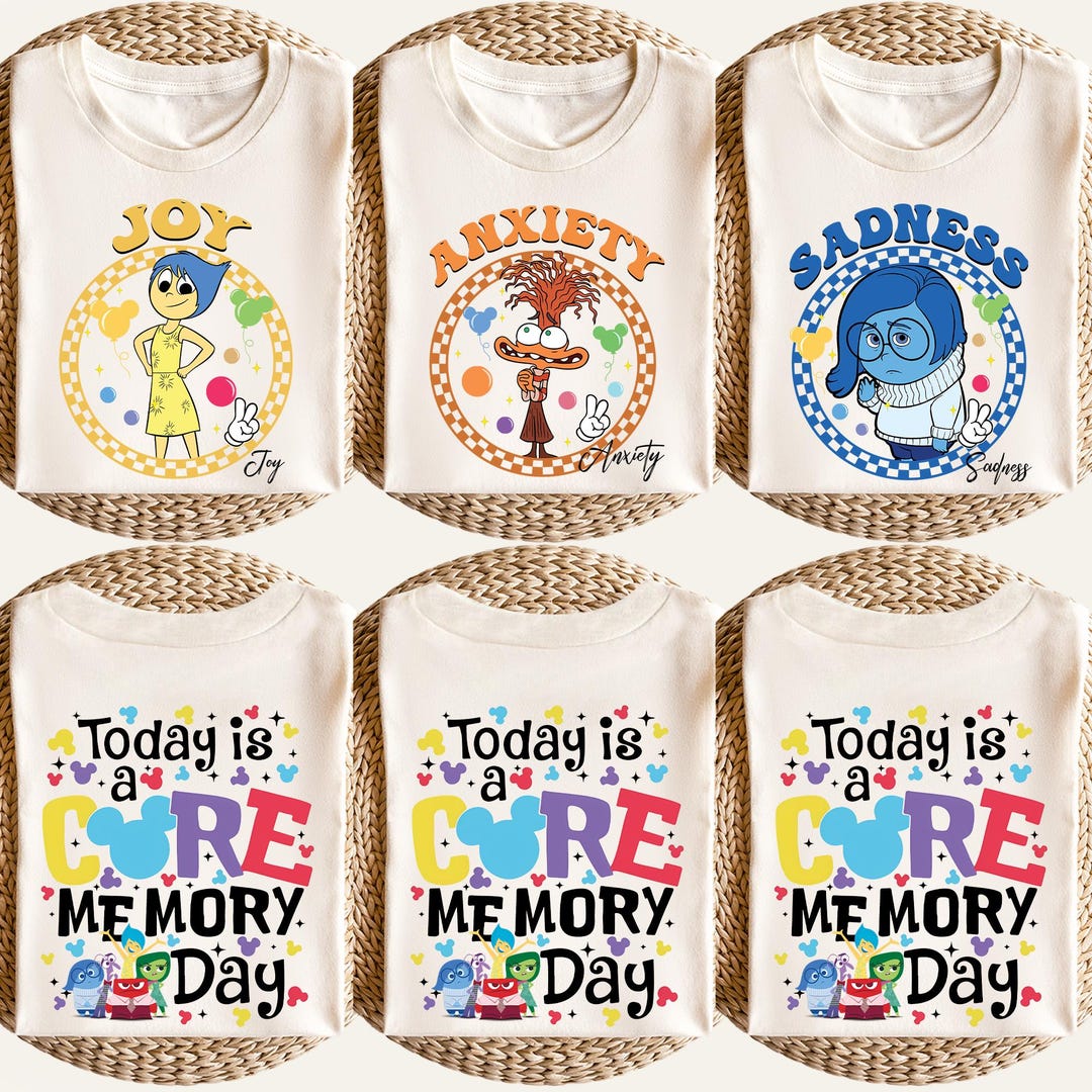 Disney Inside Out Shirt, Today is A Core Memory Day T-shirt, Pixar ...