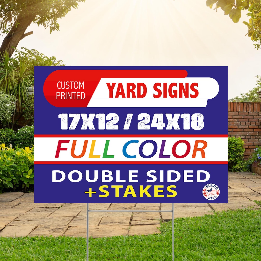 Custom Yard Signs, Personalized Outdoor and Yard Signs - Etsy
