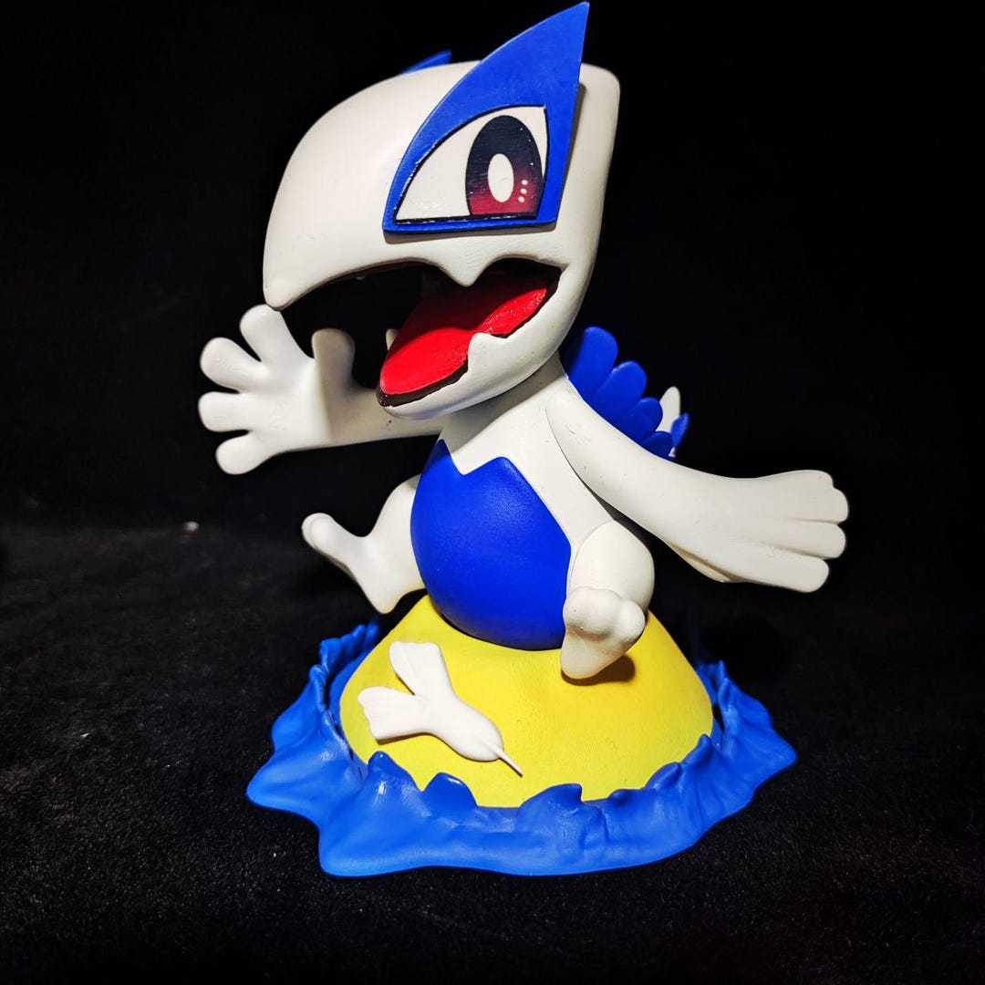 Pokemon Lugia Chibi Figure - Etsy