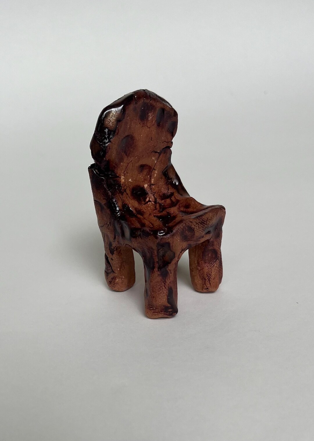 Lumpy Pinched Ceramic Chair - Etsy