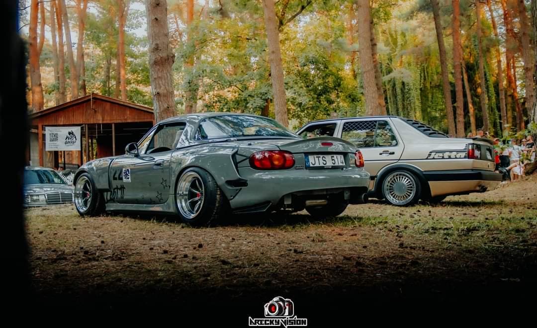 Mazda MX-5 NB FL MK2 Wide Body Kit Overfenders, Lip, Ducktail Spoiler ...
