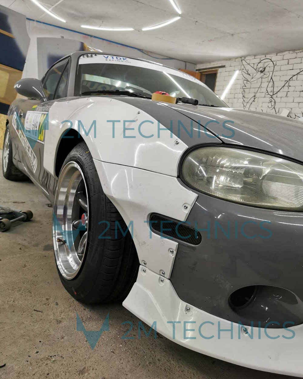Mazda MX-5 NB FL MK2 Wide Body Kit Overfenders, Lip, Ducktail Spoiler ...