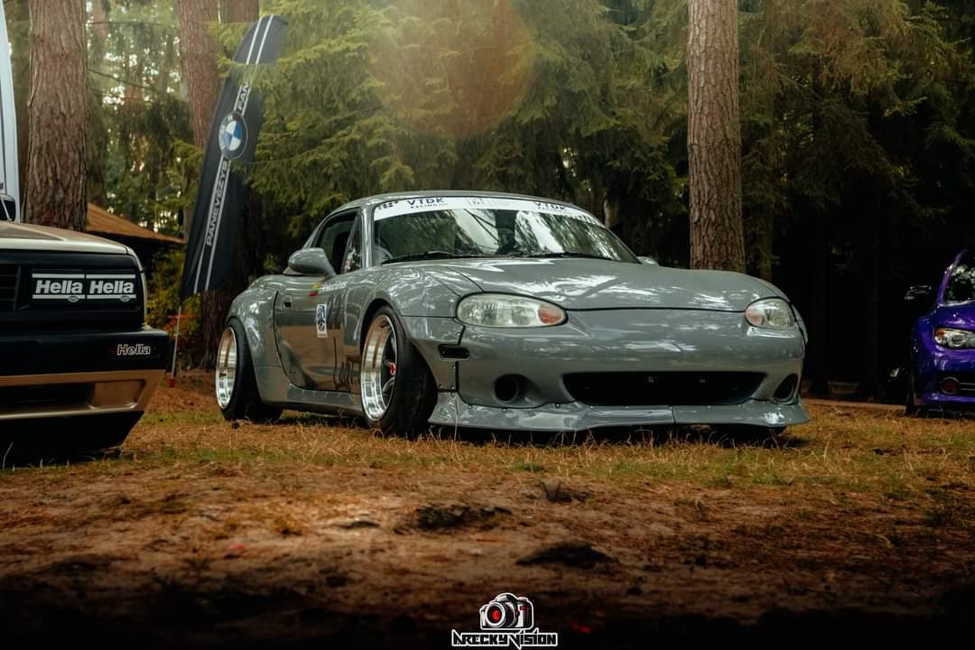 Mazda MX-5 NB FL MK2 Wide Body Kit Overfenders, Lip, Ducktail Spoiler ...