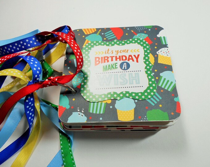 Birthday Mini Album, Birthday Scrapbook, Birthday Brag Book, Birthday ...