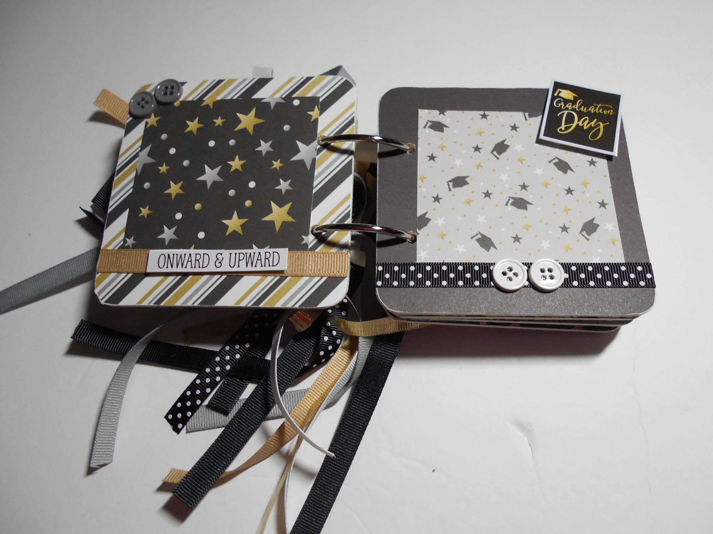 Graduation Mini Album, Graduation Scrapbook, 4x4, Premade Album, Memory ...