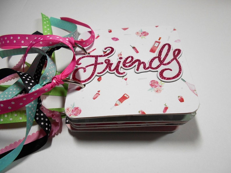 Friends Mini Album, Friends Scrapbook, Chipboard Album, Premade Album ...