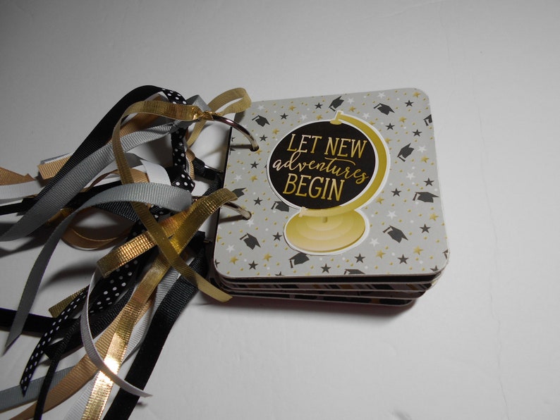 Graduation Mini Album, Graduation Scrapbook, 4x4, Premade Album, Memory ...