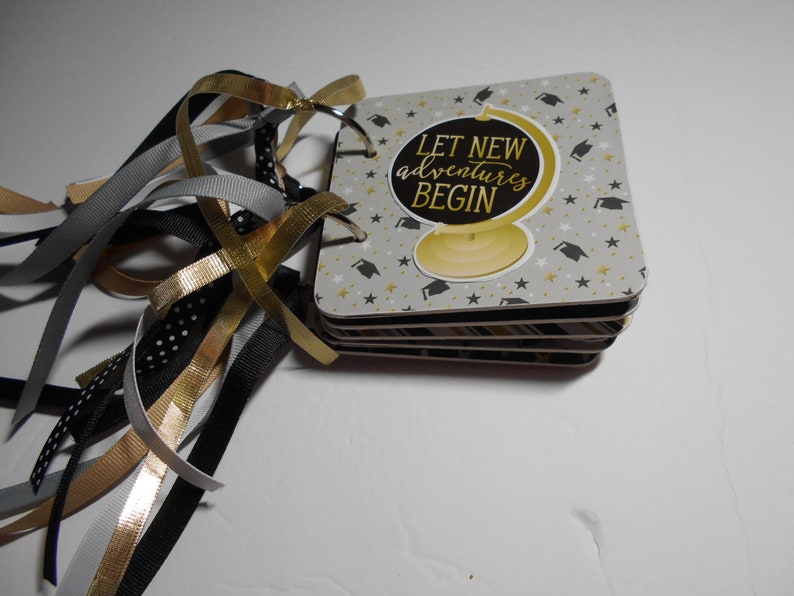 Graduation Mini Album, Graduation Scrapbook, 4x4, Premade Album, Memory ...