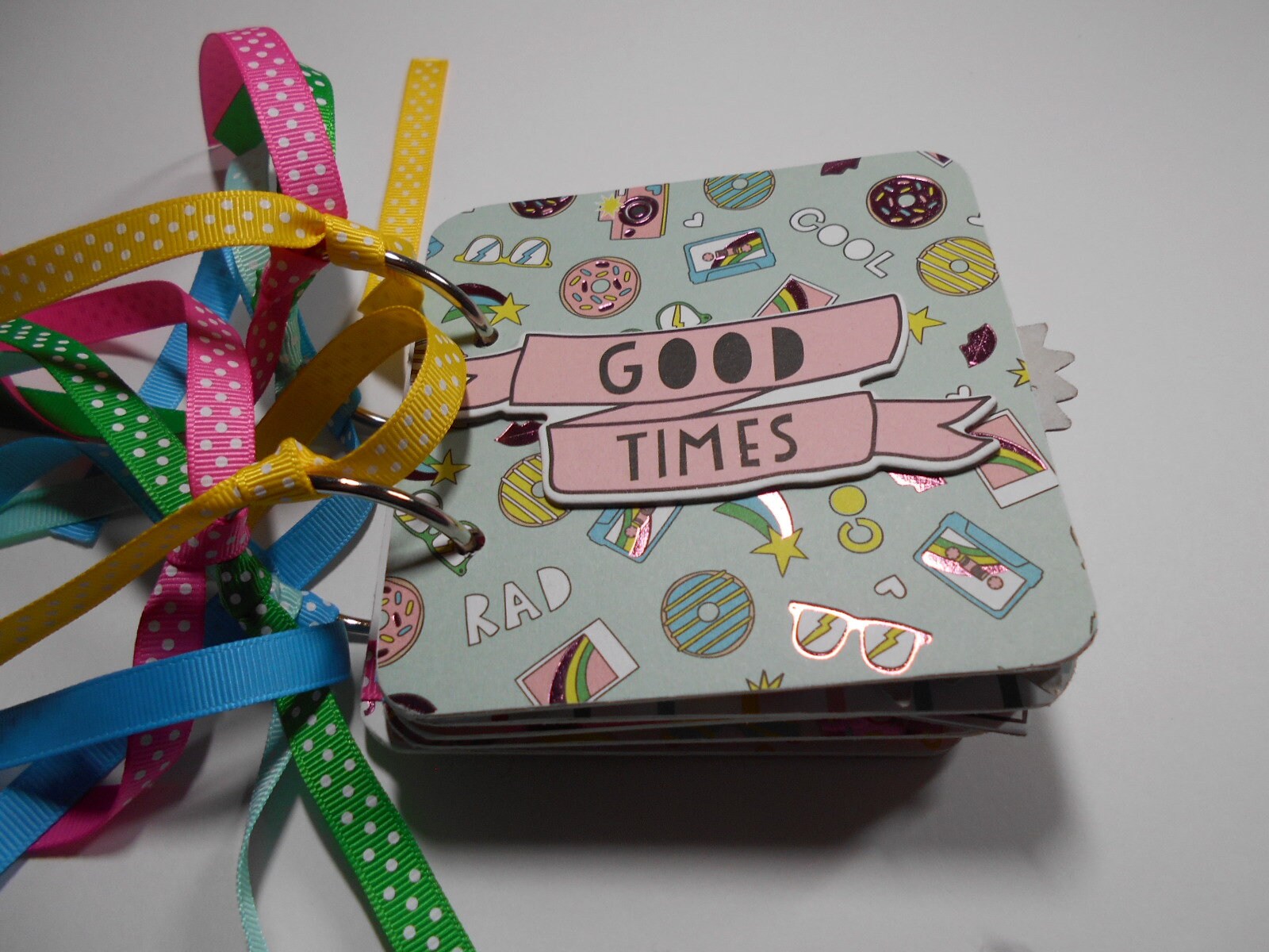 Albums & Journals Premade Album Coaster Album 4x4 Photo Album Memory ...