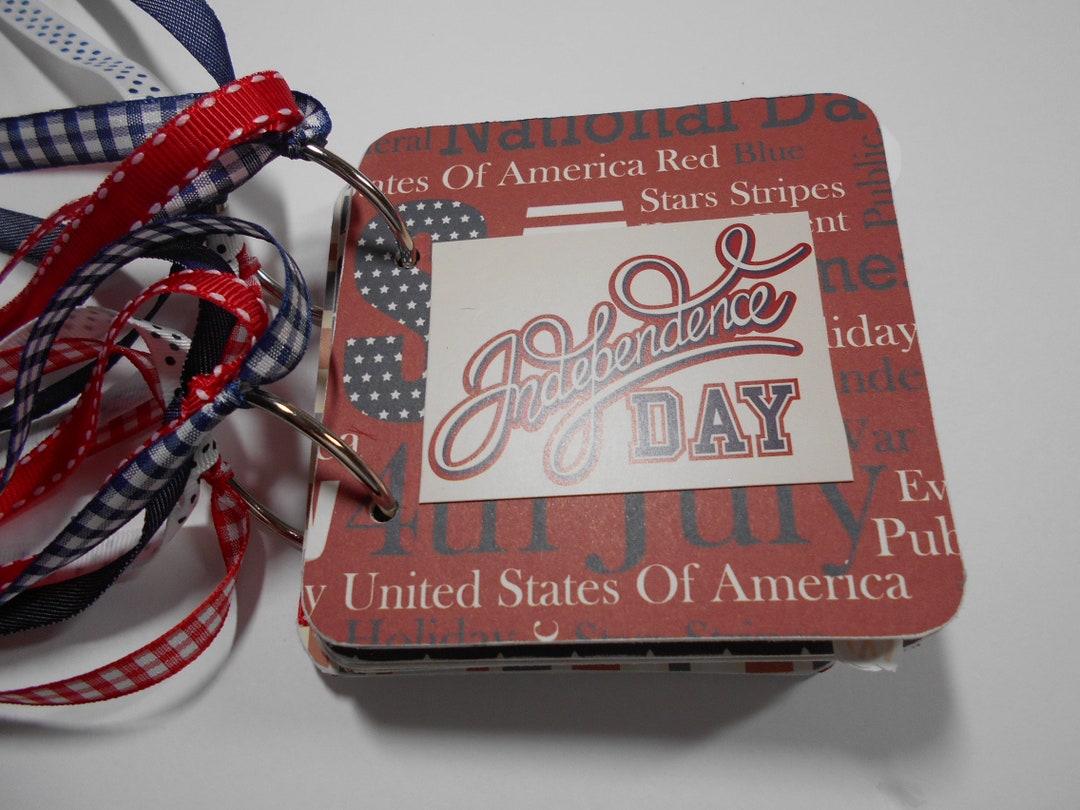 4th of July Mini Album - Etsy
