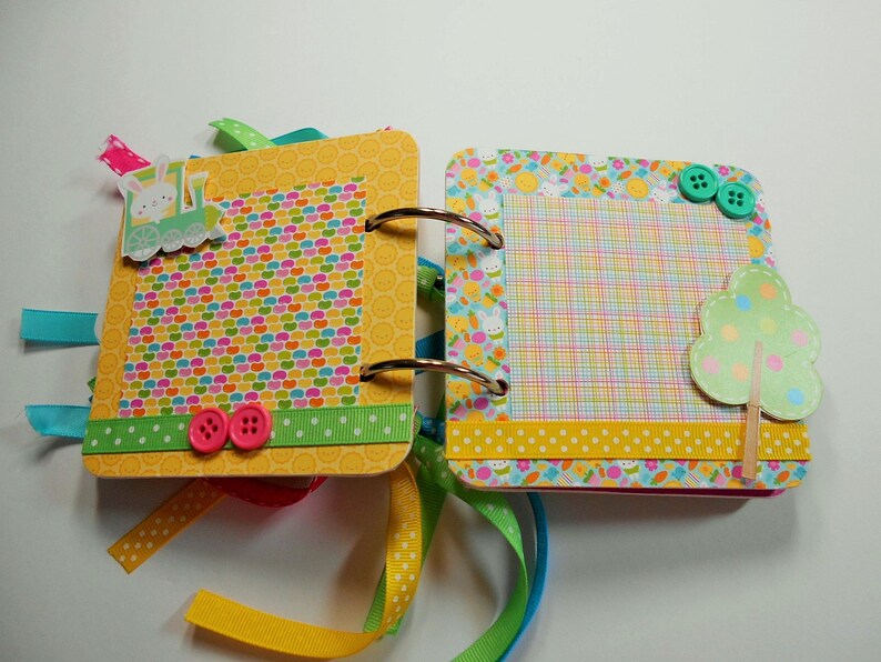 Easter Mini Scrapbook Album Easter Mini Album Easter | Etsy