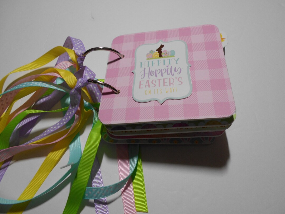 Easter Mini Scrapbook Album, Easter Mini Album, Easter Scrapbook Album ...
