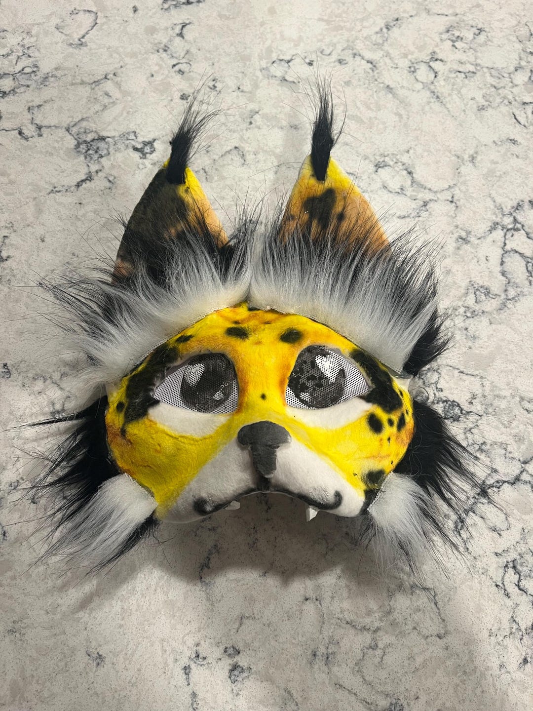 Yellow Cat Therian Mask - Etsy