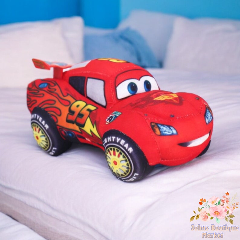 Disney Pixar Cars Lightning Mcqueen Plush Toy Kids Toys Cartoon ...