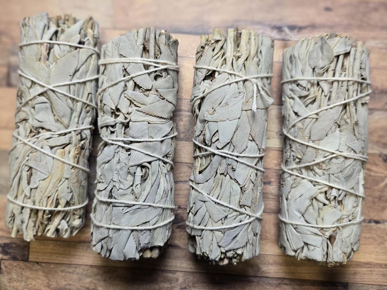 Organic White Sage Smudge Stick – Cleansing, Purification & Protection ...