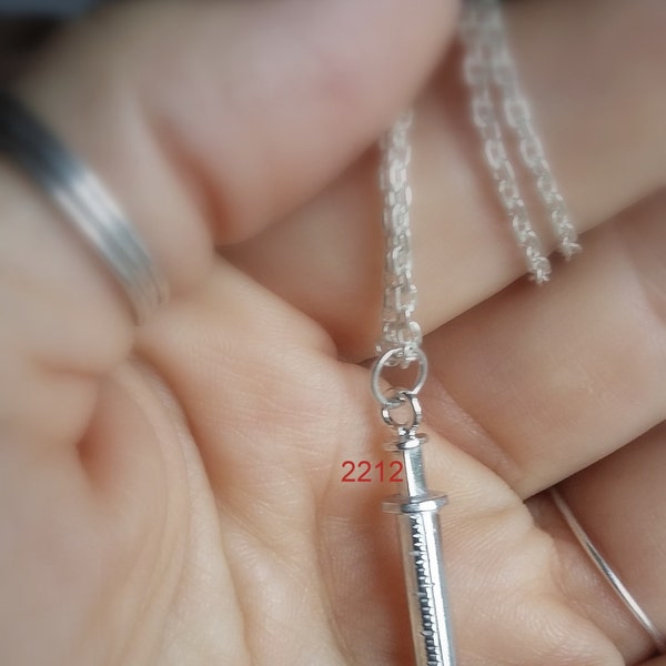 Syringe Necklace - Etsy