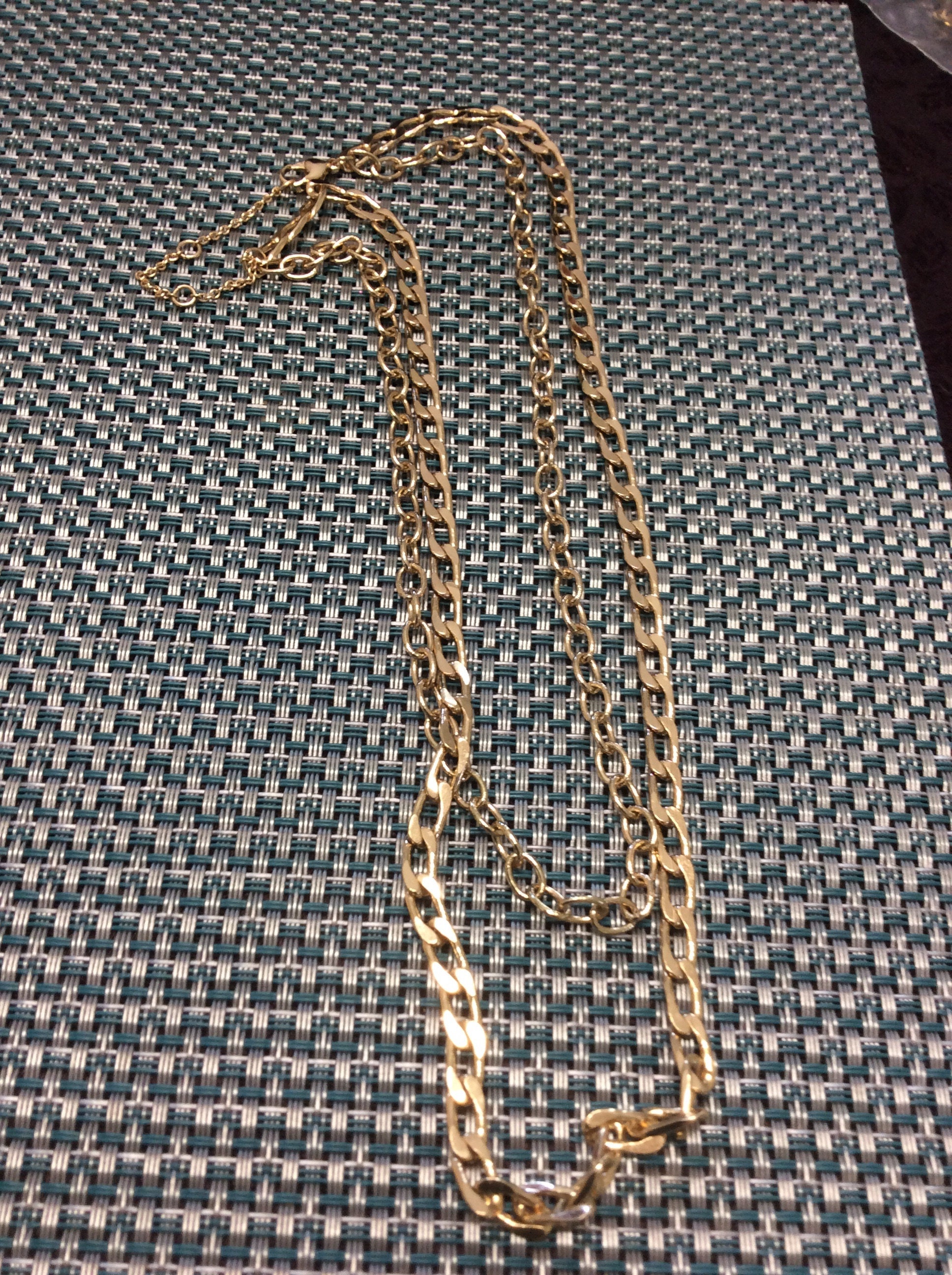 Double gold chain | Etsy