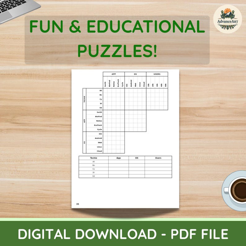 Earth Day 2026 Logic Puzzles | Eco Friendly Recycling Brain Teasers ...