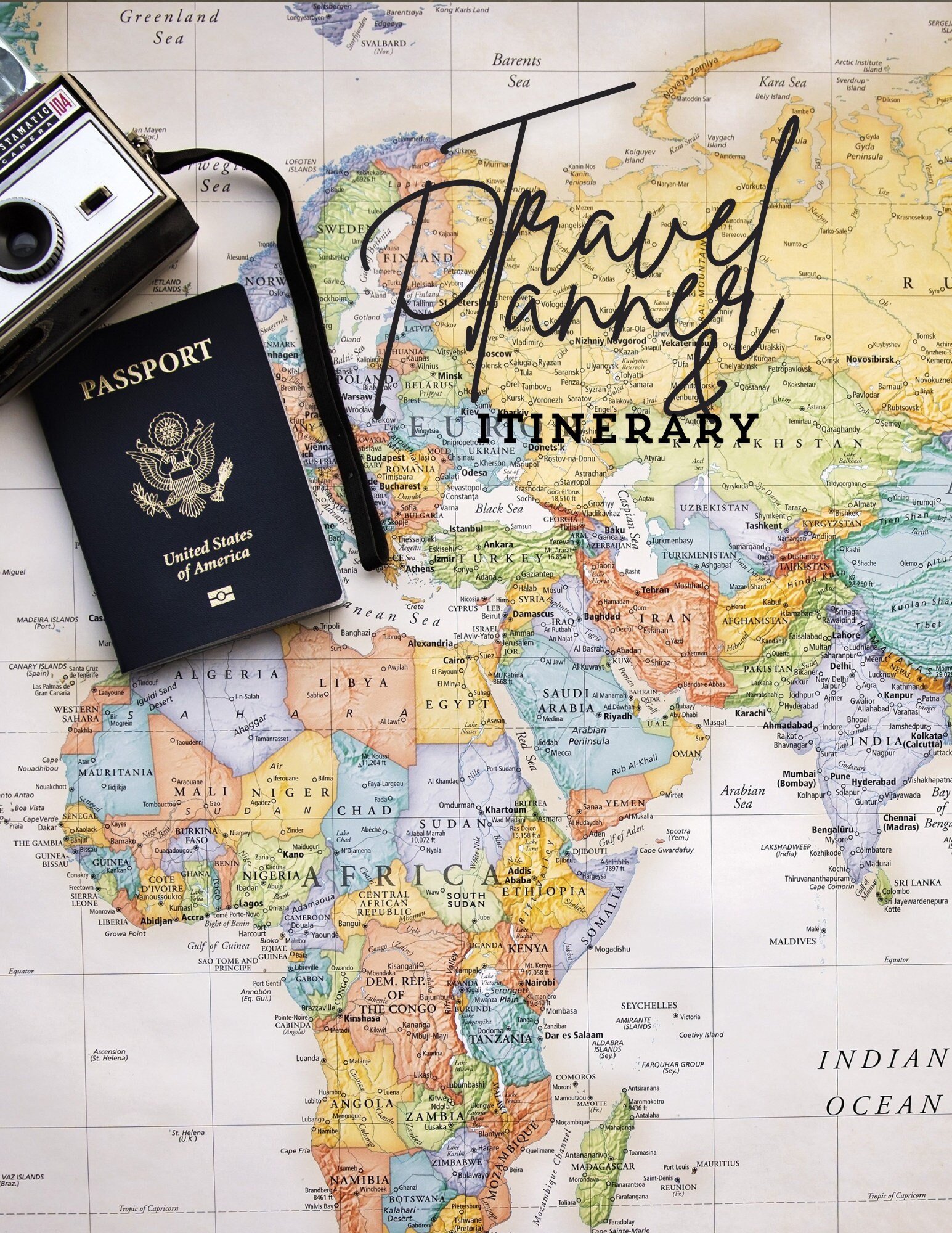 Digital Travel Planner With Bonus Itinerary Template and Canva Course E ...