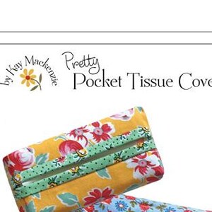 Pretty Pocket Tissue Cover Pattern - Etsy