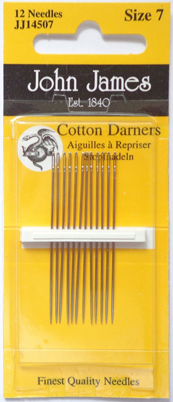 Needles Size 7 Cotton Darners | Etsy