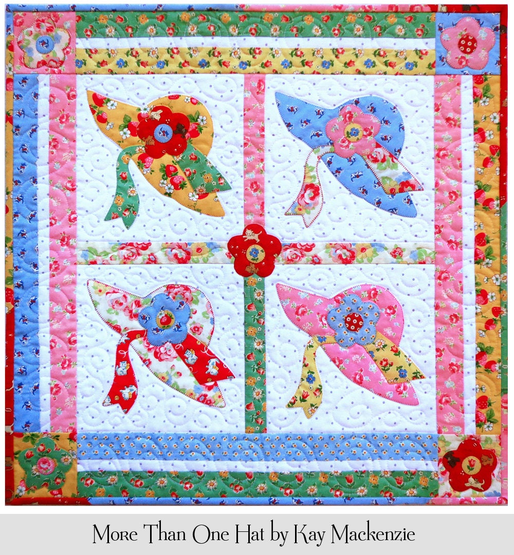 Hats Quilt Pattern, More Than One Hat - Etsy