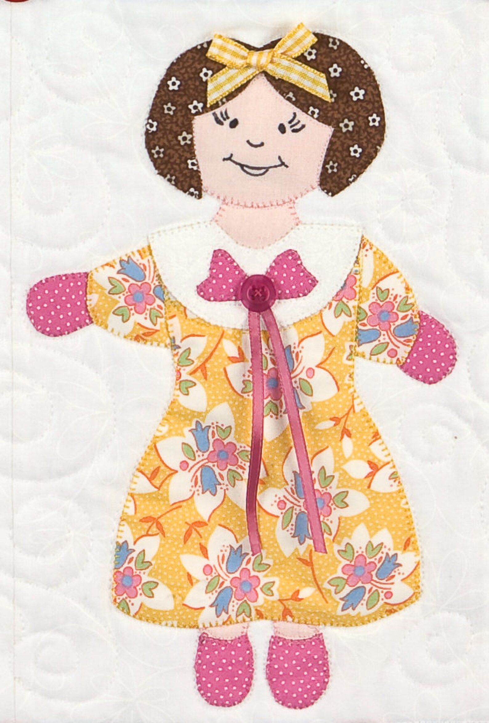 Doll Quilt Pattern, Dolls & Dresses to Appliqué book - Etsy Italia