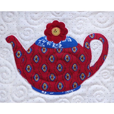 Teapots 2 to Appliqué Pattern Pack, Teapot Patterns - Etsy