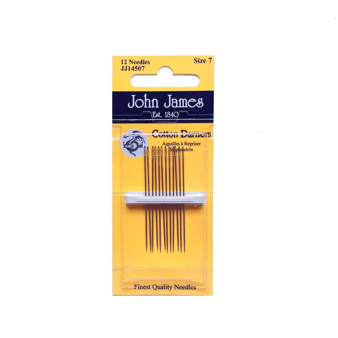 Needles, Size 7 Cotton Darners - Etsy