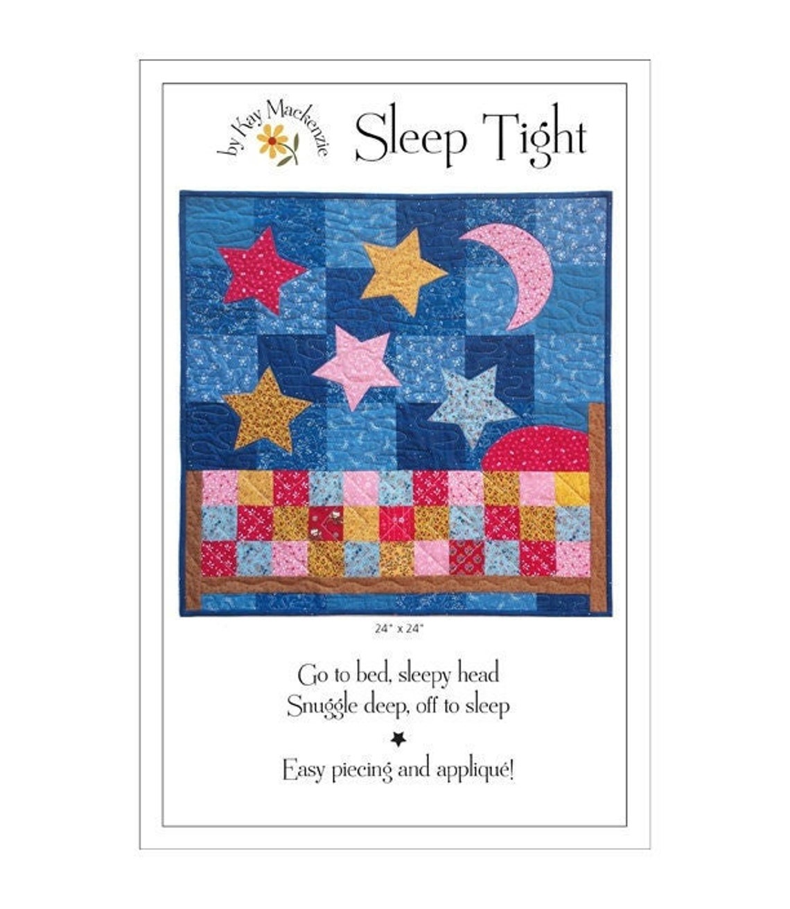 Bedtime Quilt Pattern, Sleep Tight - Etsy