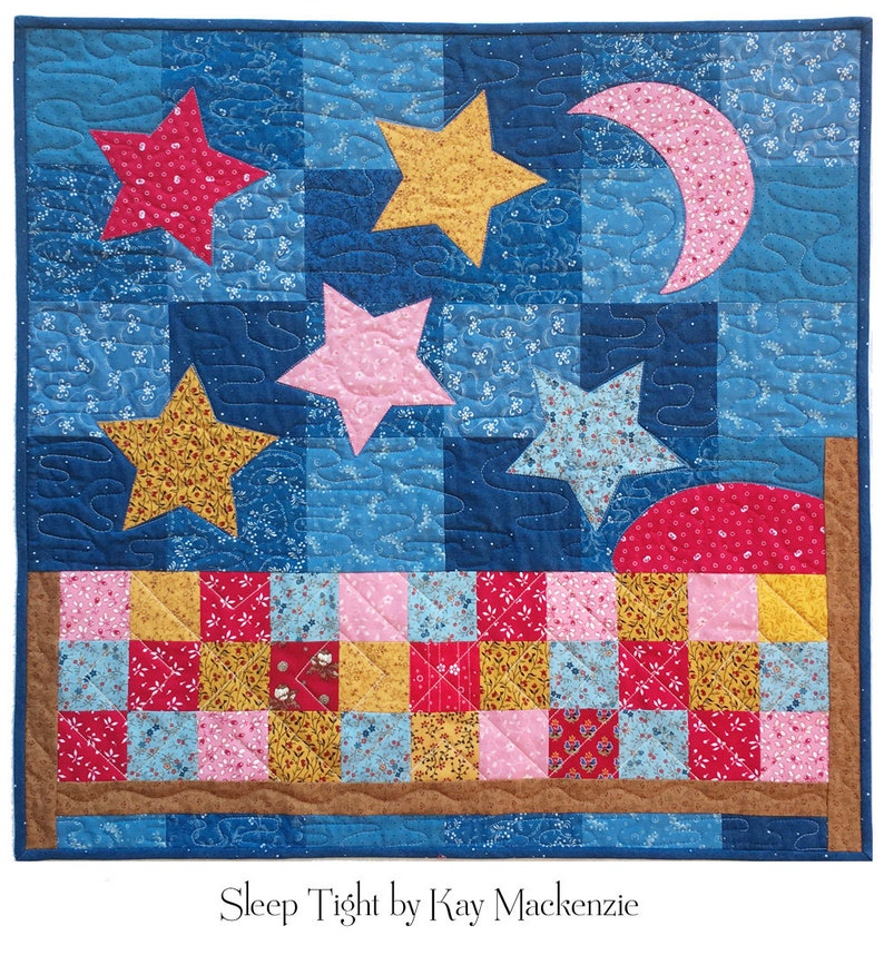 Bedtime Quilt Pattern, Sleep Tight - Etsy