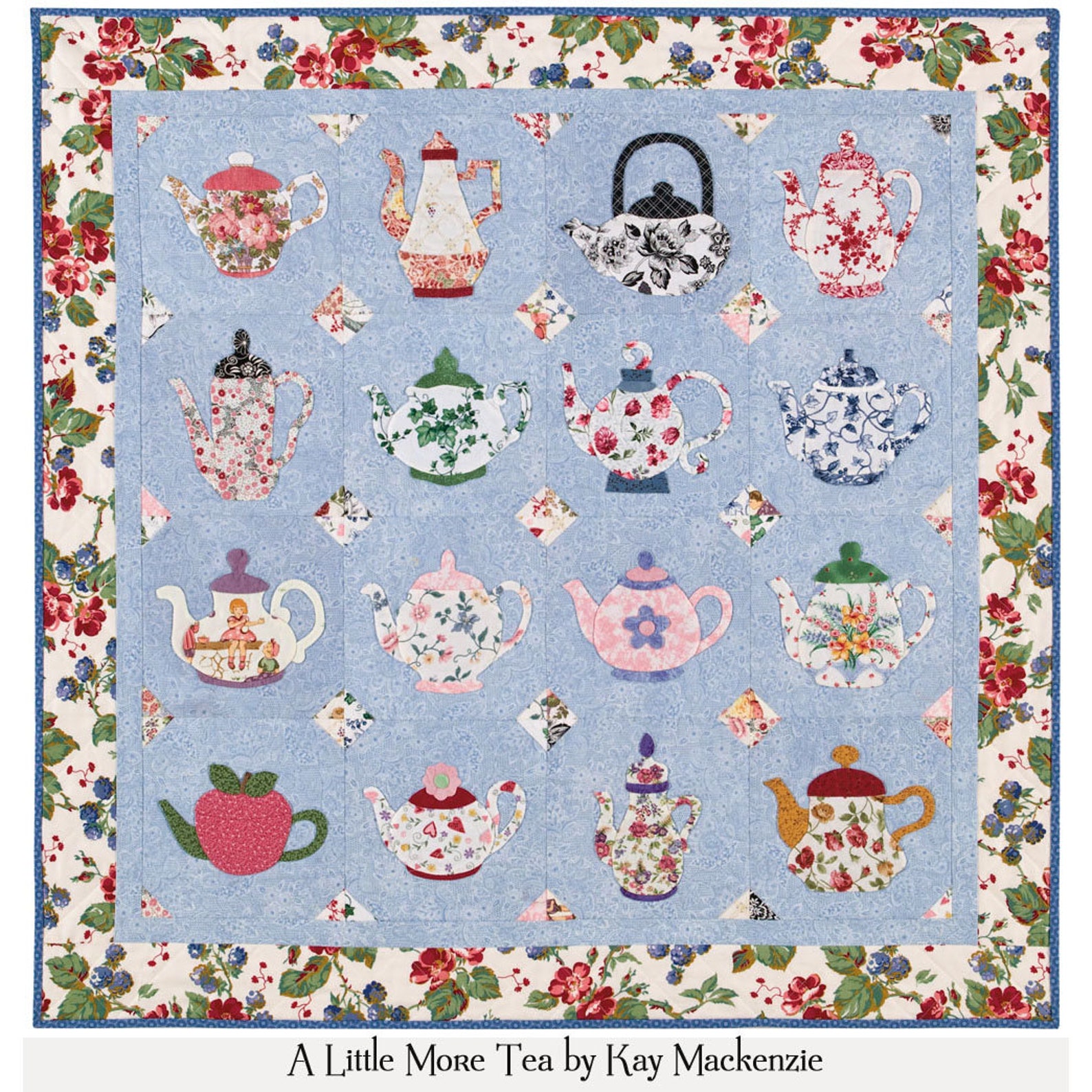 Teapots 2 to Appliqué Pattern Pack, Teapot Patterns - Etsy