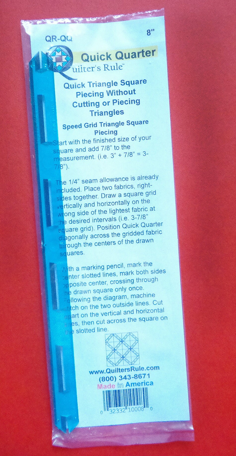 8 Quick Quarter Marking Tool for Half-square Triangles - Etsy