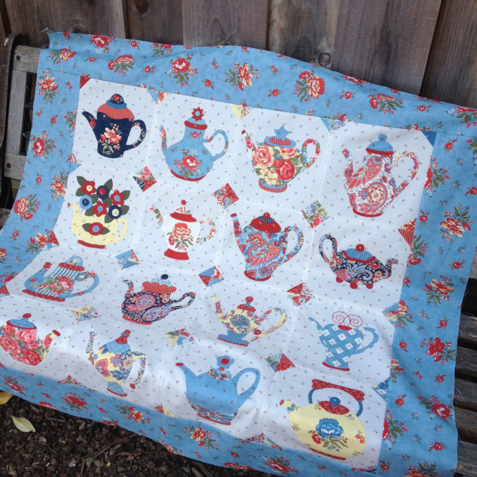 Teapots to Appliqué Pattern Pack, Teapot Patterns - Etsy