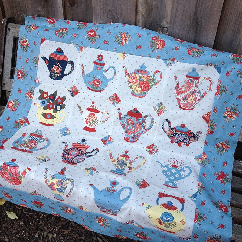 Teapots to Appliqué Pattern Pack Teapot Patterns - Etsy
