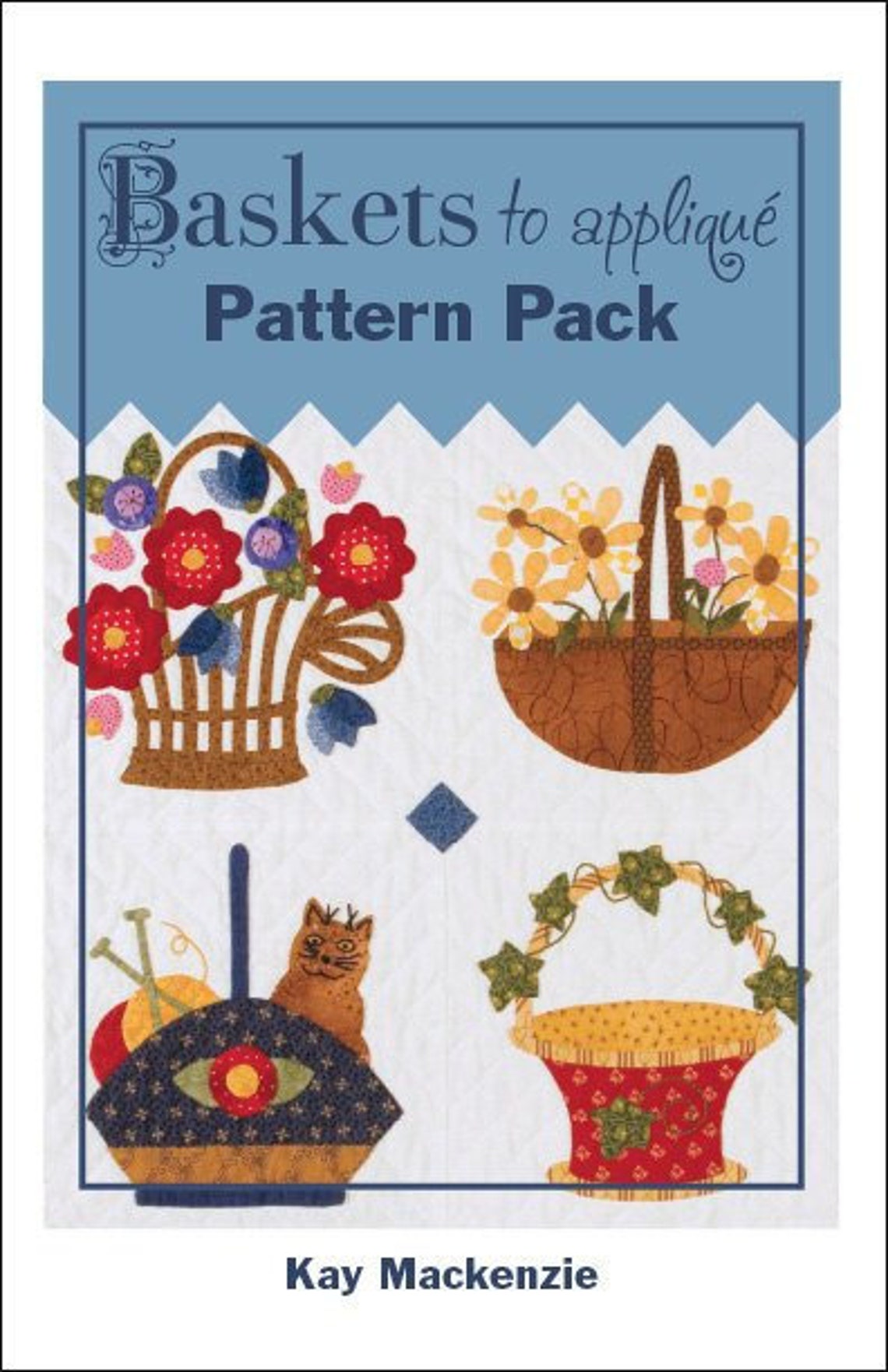Baskets to Appliqué Pattern Pack - Etsy