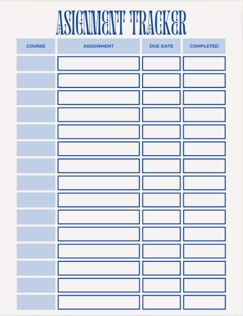 The Ultimate Study Planner - Etsy